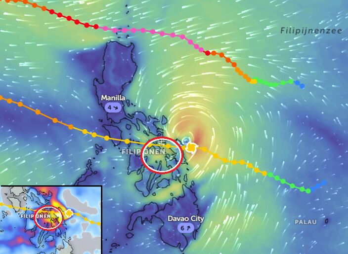 Aardbeving na tyfoon in de Filipijnen, toeval of samenhang? - Weer.nl